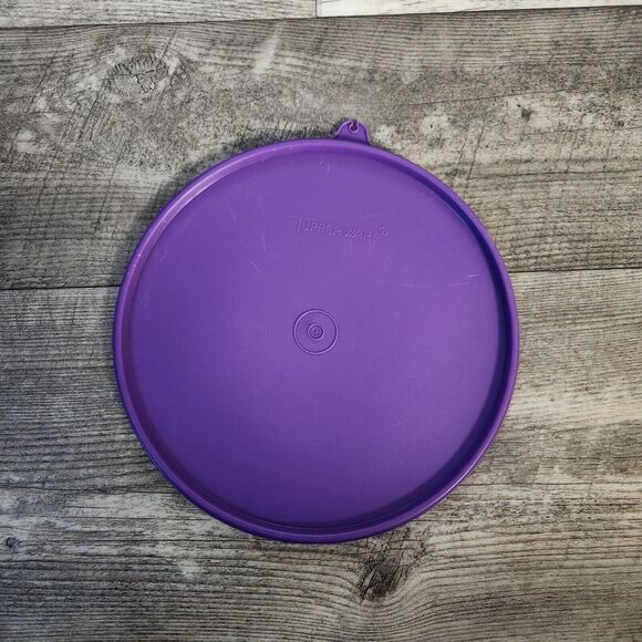 Tupperware | Kitchen | Replacement Tupperware Round W Tab Purple Seal ...
